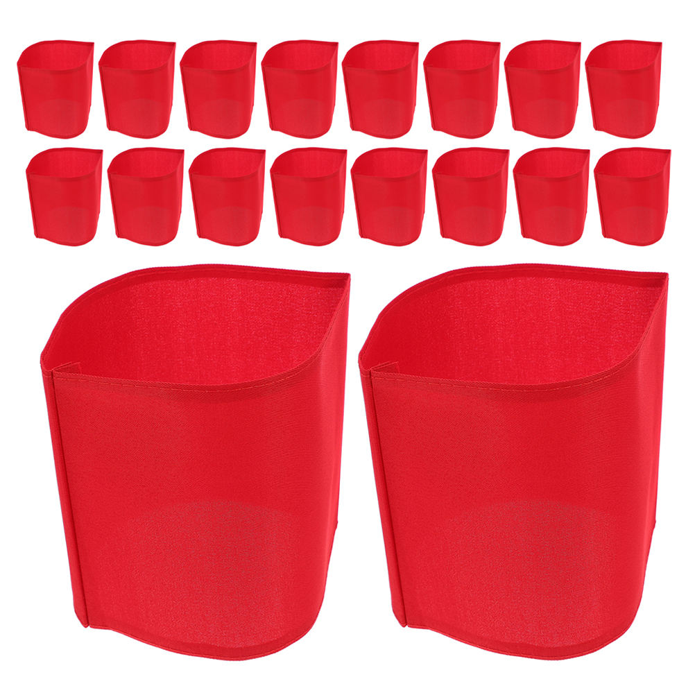 Raindrops 30Pcs Red Soccer Captain Armband Fabric Sleeve Bands for ...