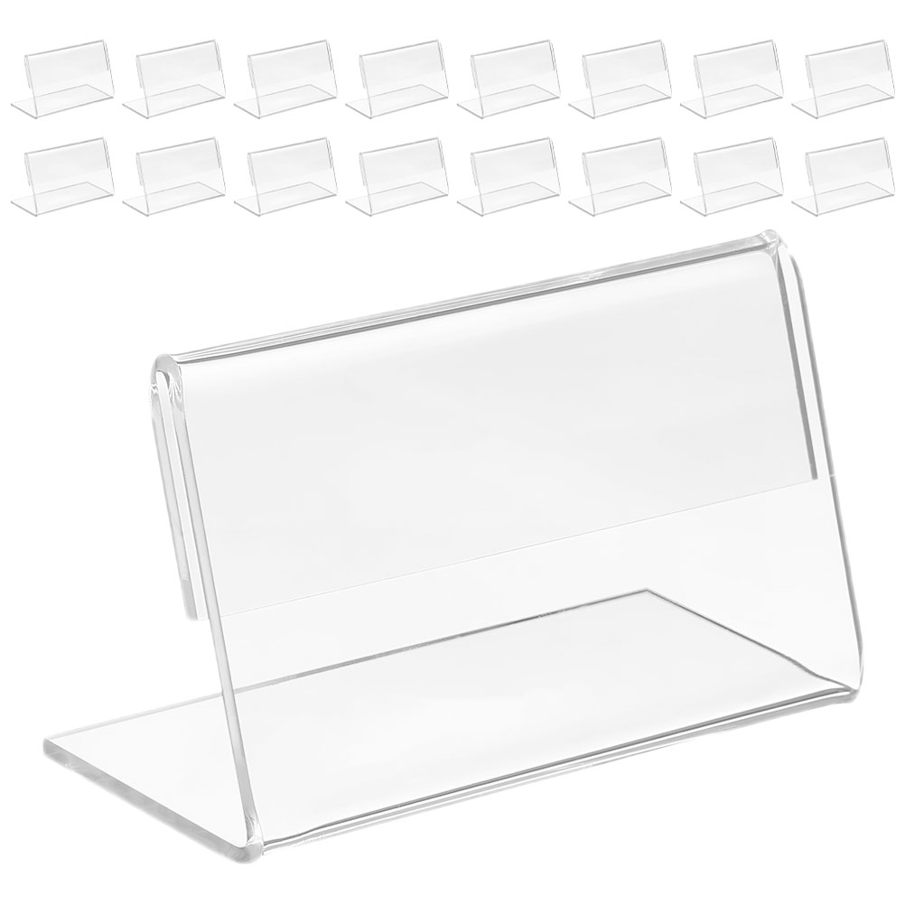 Raindrops 30pcs Acrylic Sign Holder Supermarket Merchandise Sign ...
