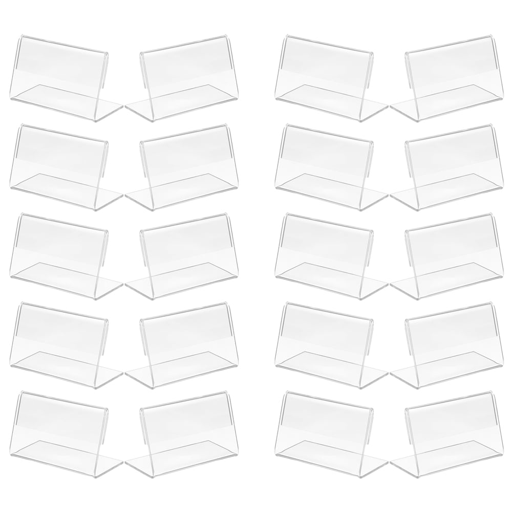 Raindrops 30pcs Acrylic Sign Holder Supermarket Merchandise Sign ...