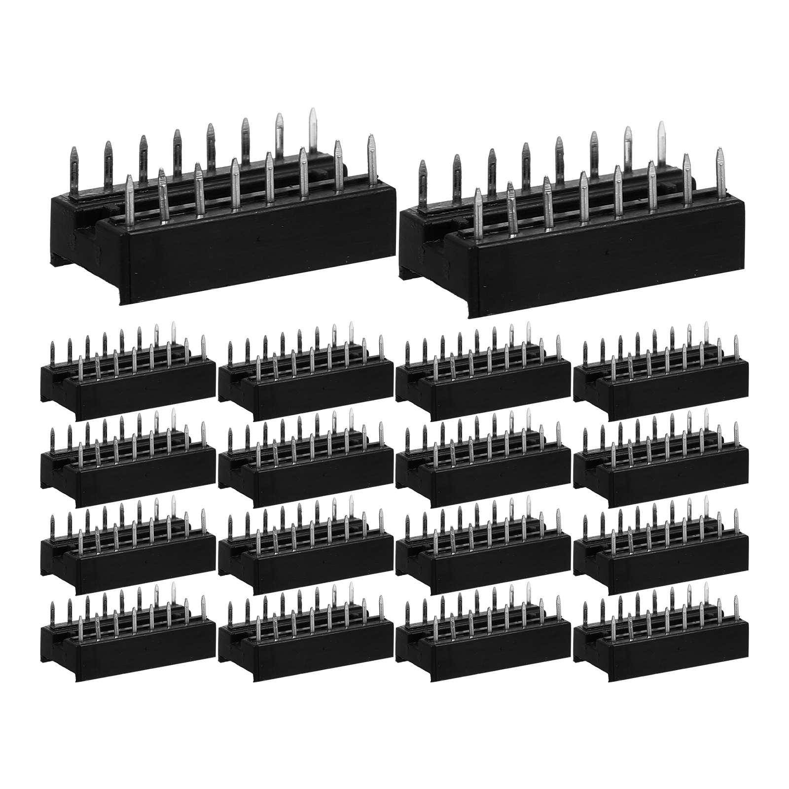 Raindrops 30pcs IC Socket Replacement Dual Row IC Socket 16pin ...