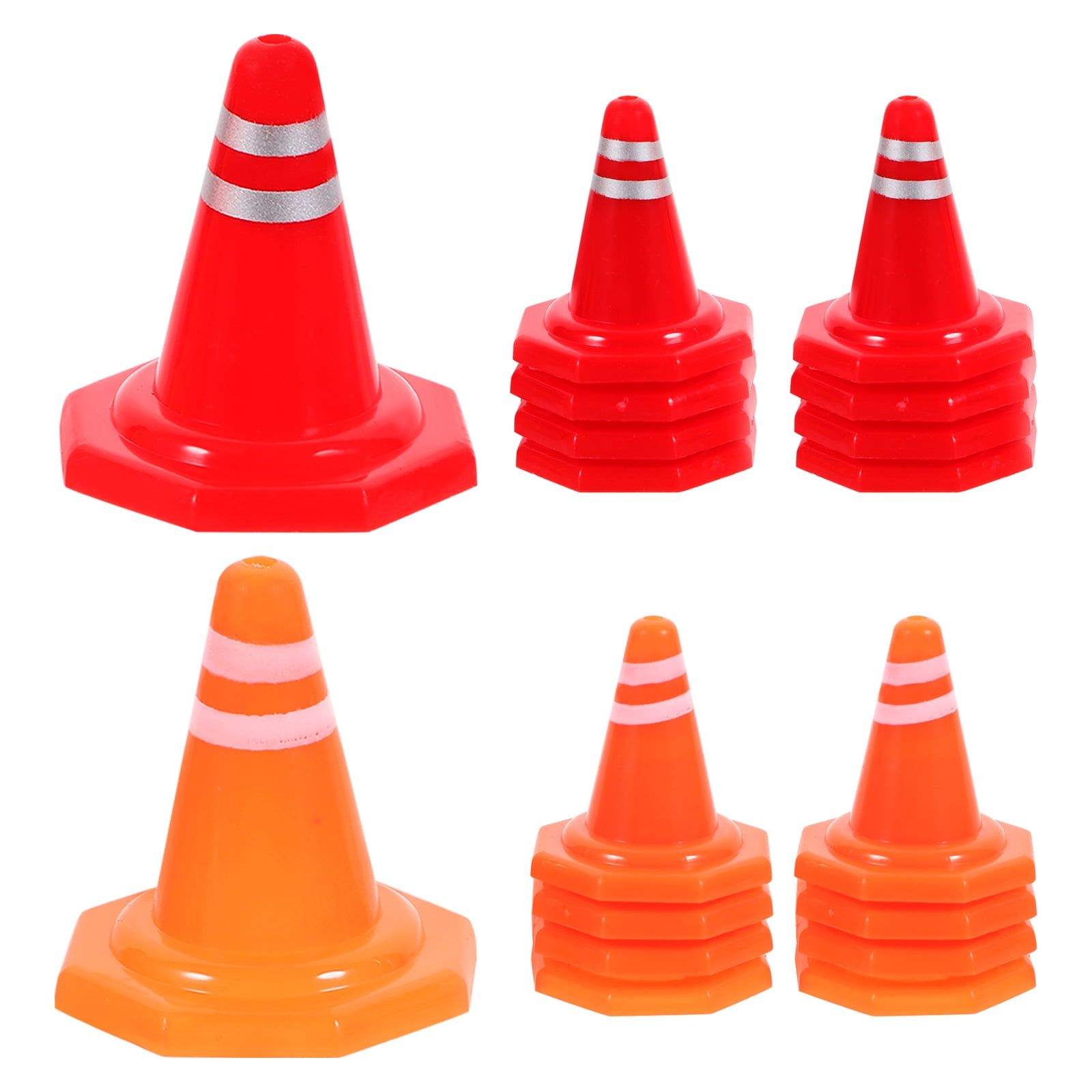Raindrops 30pcs Mini Barricade Traffic Cone Micro Traffic Sign Kids ...