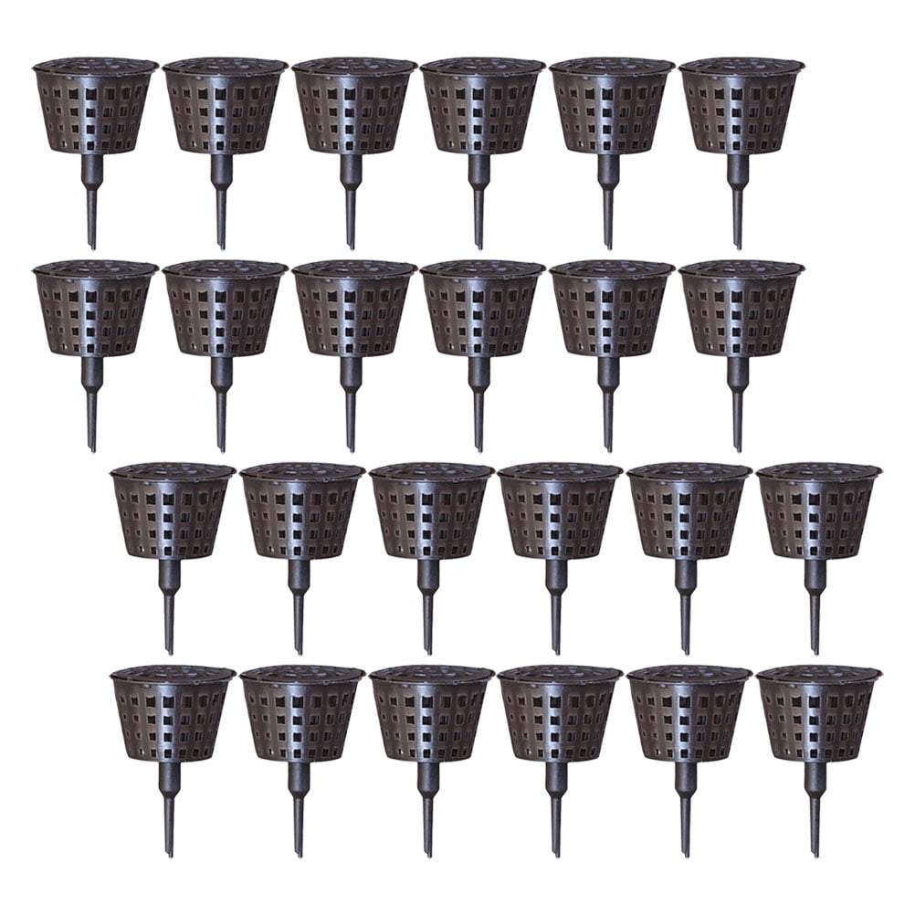 Raindrops 30pcs Plastic Fertilization Mesh Basket With Lid Planting ...