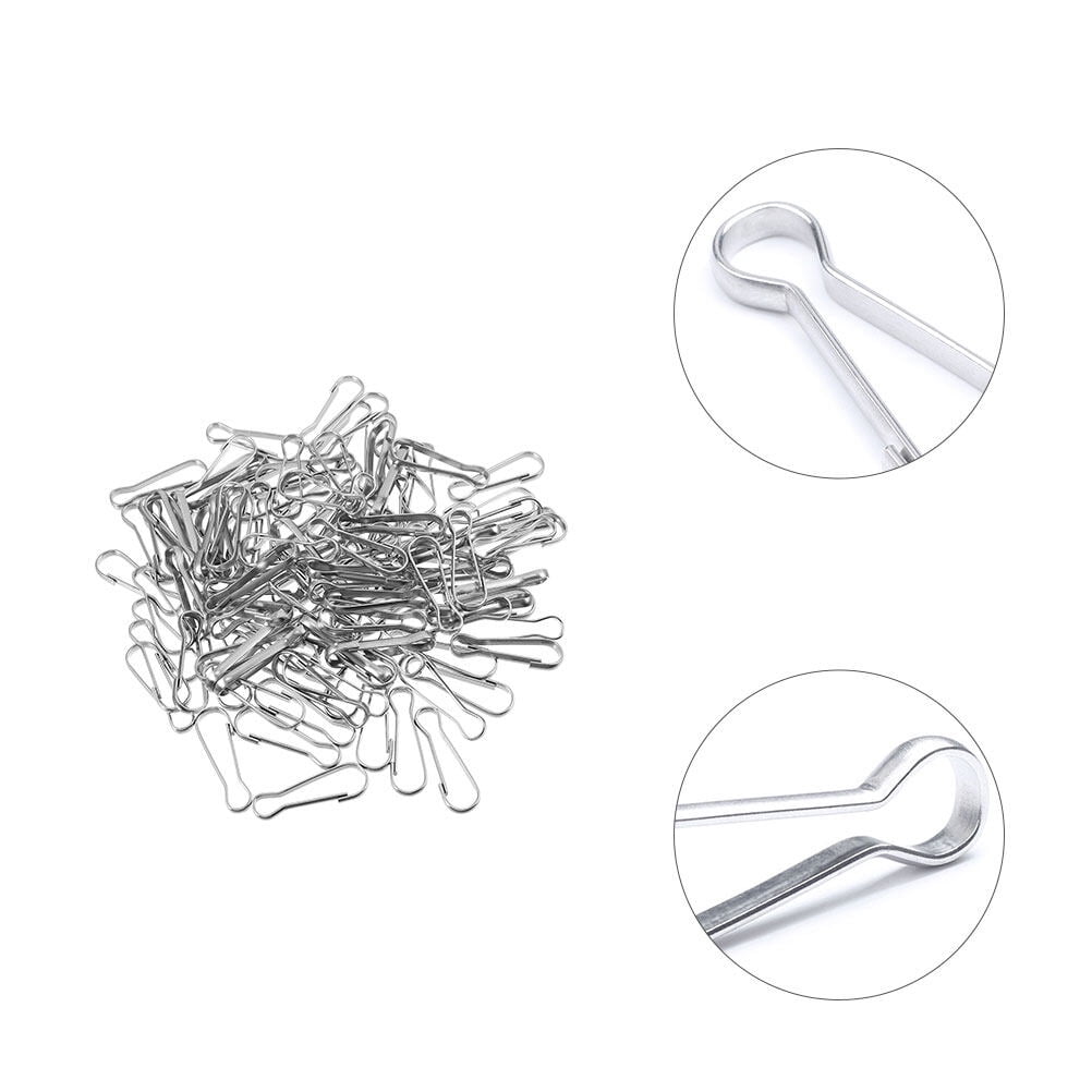 Raindrops 30pcs Stainless Steel Metal Spring Hooks Lanyard Snap Clip ...