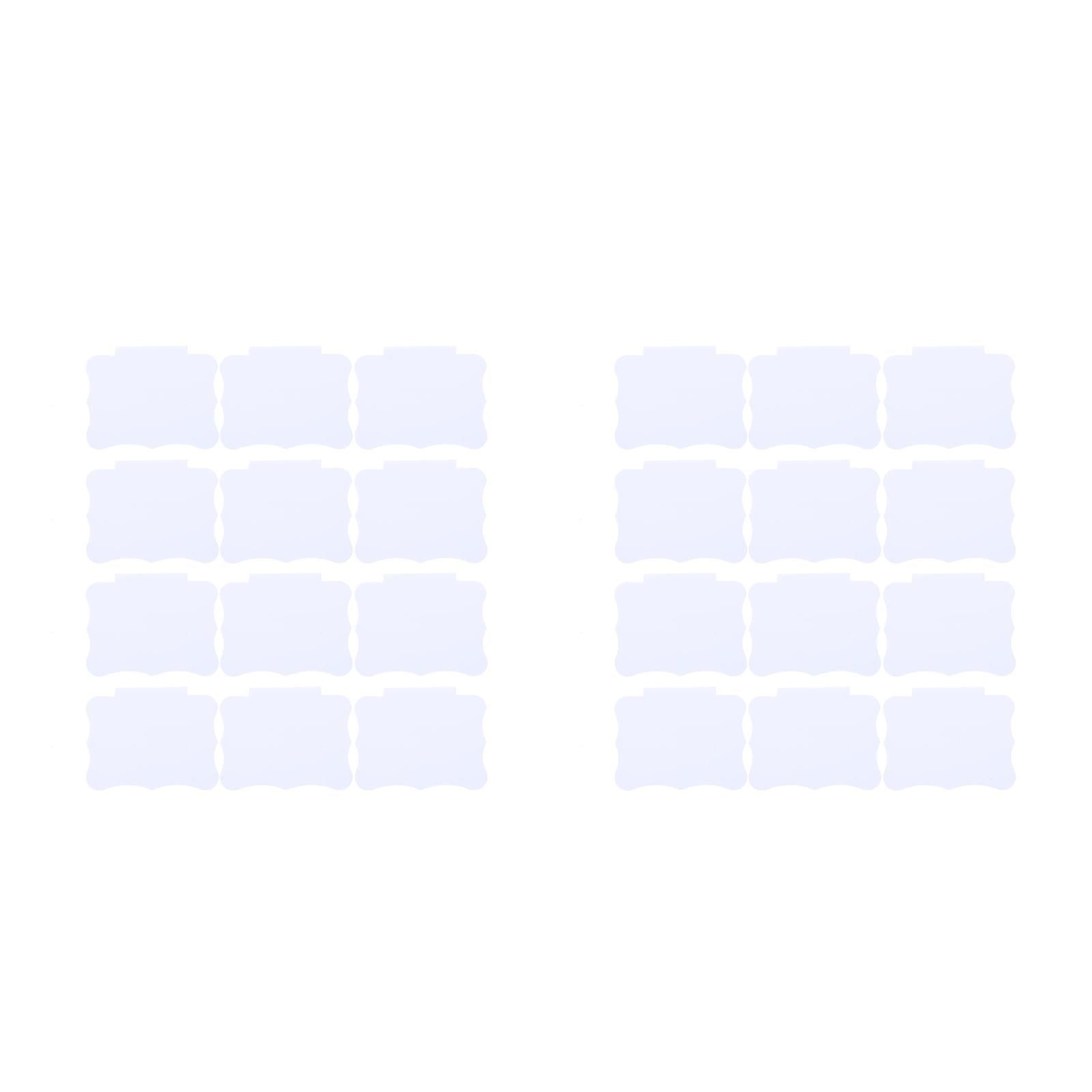 Raindrops 32 pcs Label Holder Clip On Sign Holder Display Racks for ...