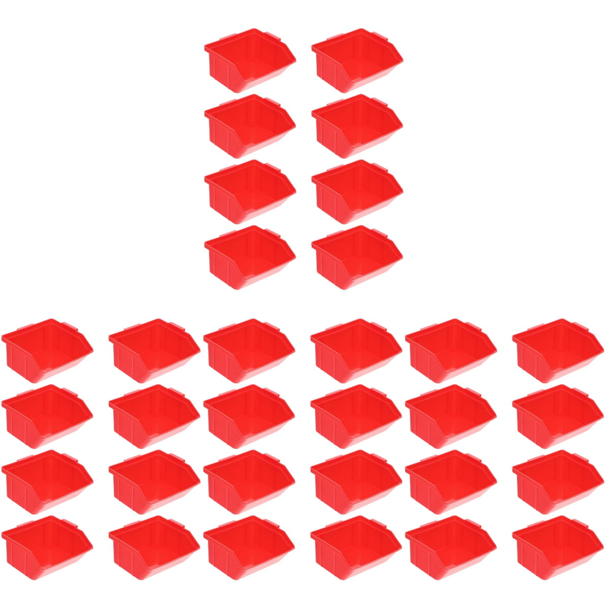 Raindrops 32 pcs Warehouse Storage Bins Stackable Storage Bins ...