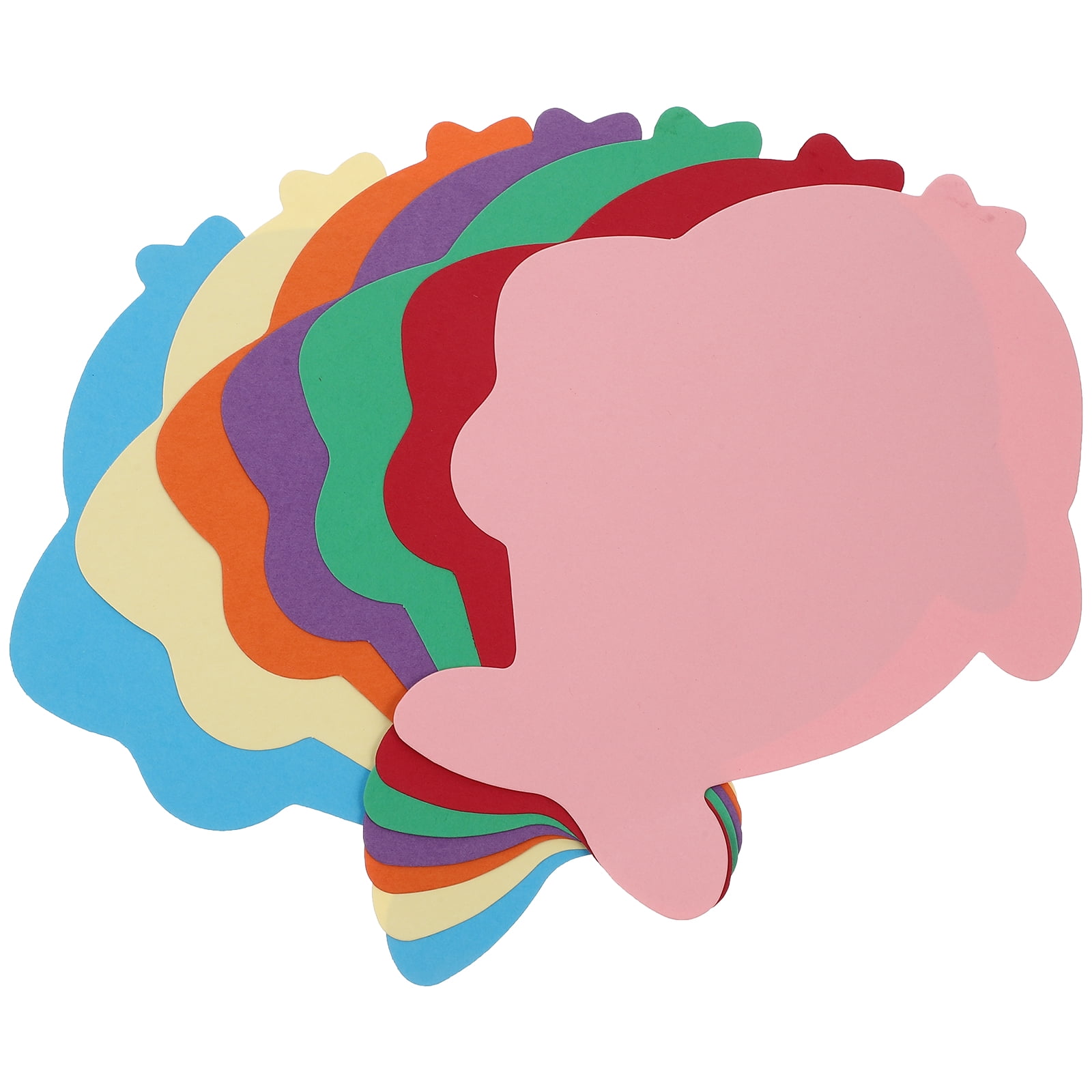 Raindrops 35 Pcs Fish Scale Stickers Craft Paper Cutting Decorations ...