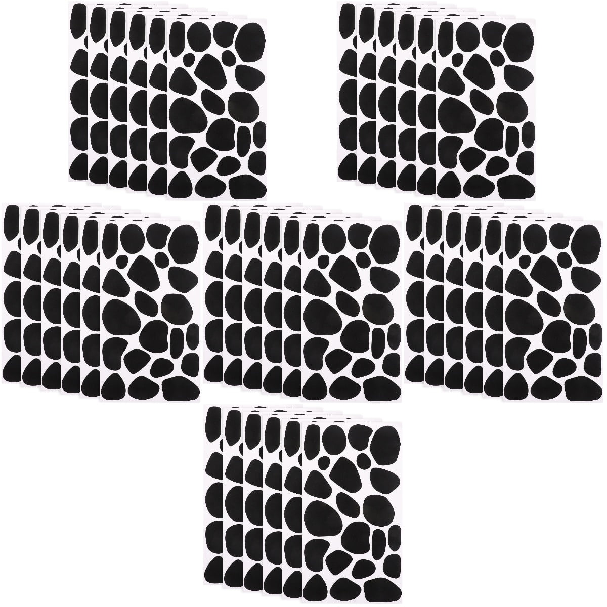 Raindrops 36 Sheets of Felt Stickers Clothes DIY Stickers Clothing ...