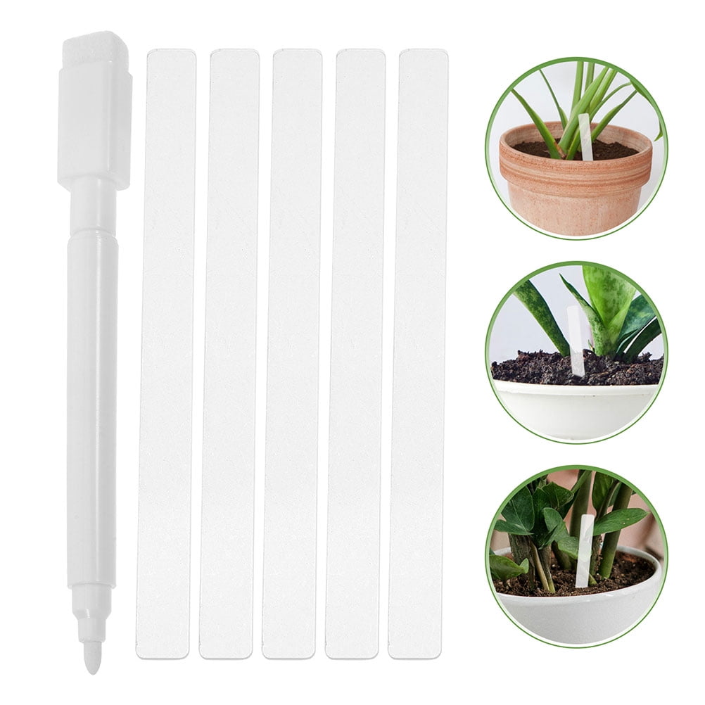 Raindrops 36Pcs Acrylic Transparent Rectangular Plant Label for ...