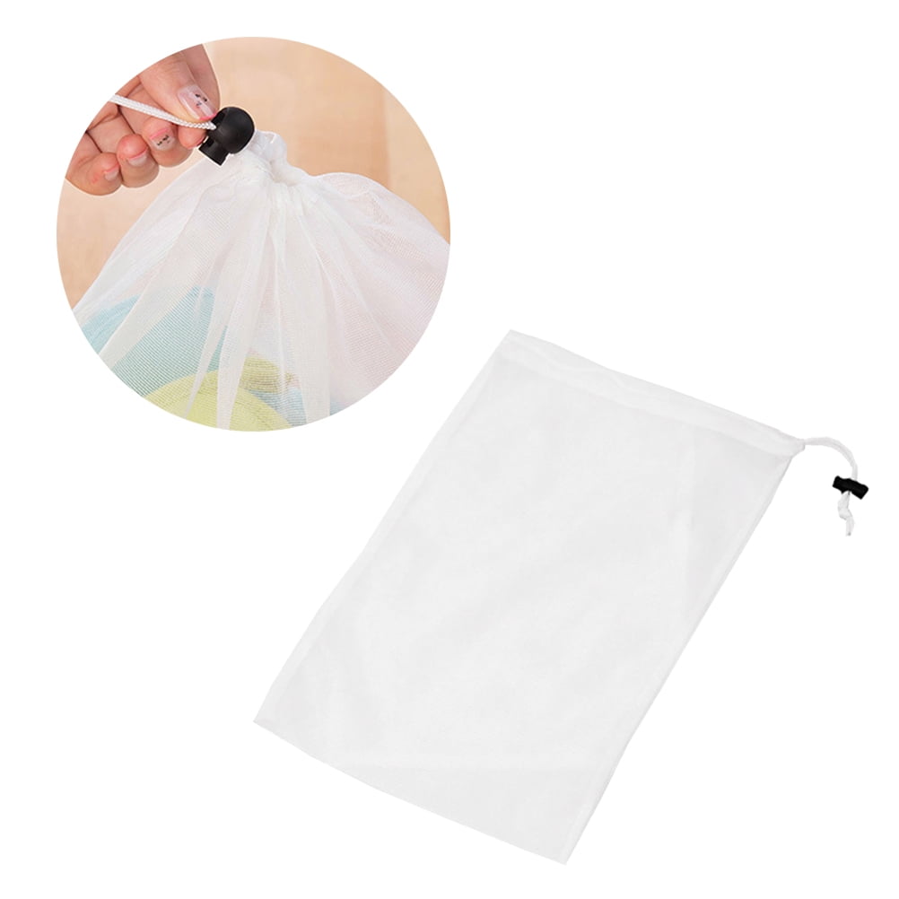 Raindrops White Laundry Bag Fine Mesh for Cleaning Protection 3Pcs ...