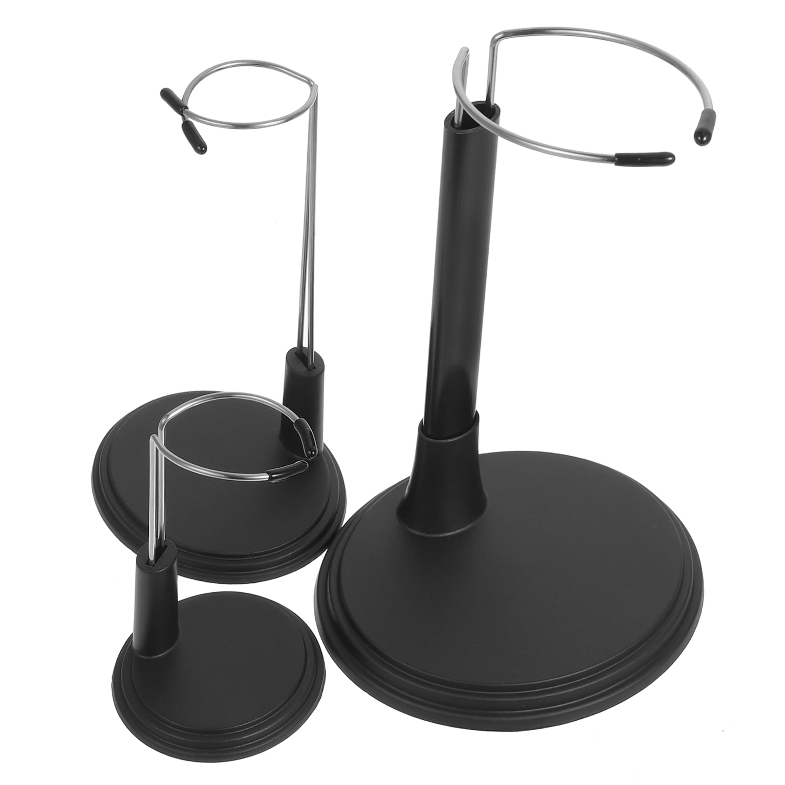 Raindrops 3Pack Puppet Stand Holder Black PP Adjustable for Collectors ...