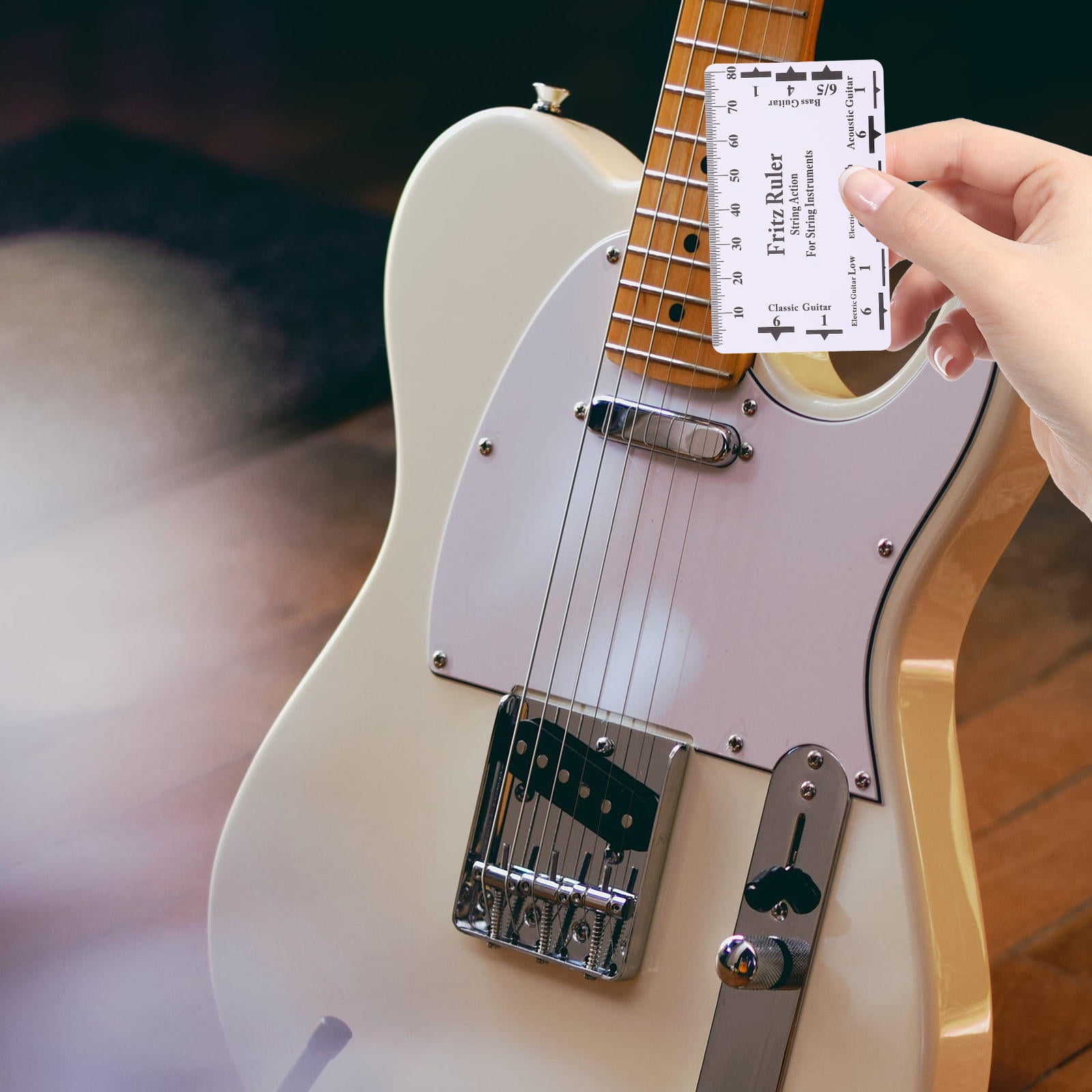 Raindrops 3Pcs Guitar String Height Measuring Rulers Guitar Rulers ...