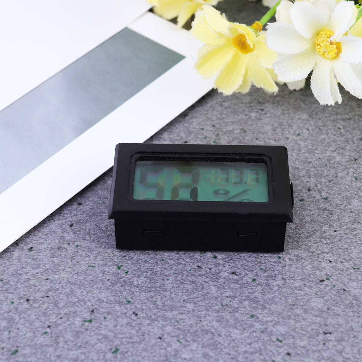 Raindrops 3Pcs Mini Digital Hygrometer with Temperature and Humidity Display 1.8x1in - Walmart.com