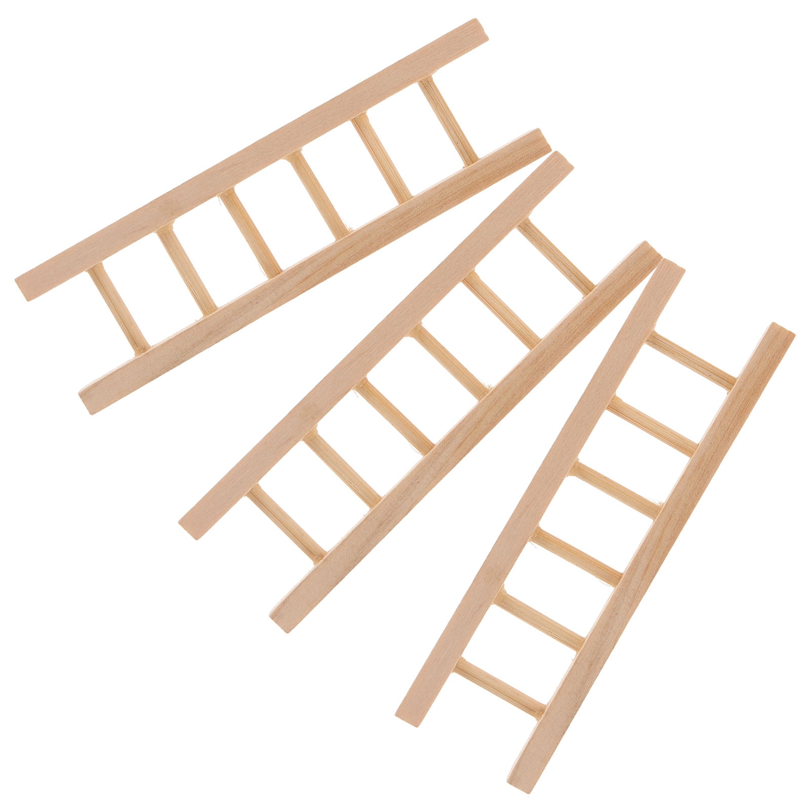 Raindrops 3Pcs Mini Wooden Ladders Miniatures Landscape Ladder Scene ...