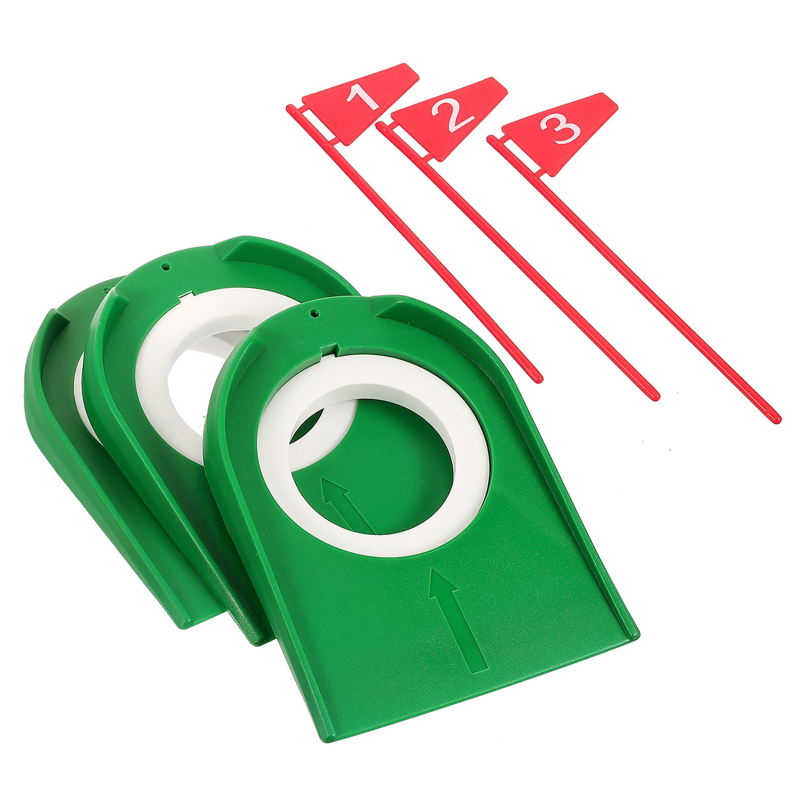 Raindrops 3Pcs Practice Hole Cups for Golf Enthusiasts with Continuous ...