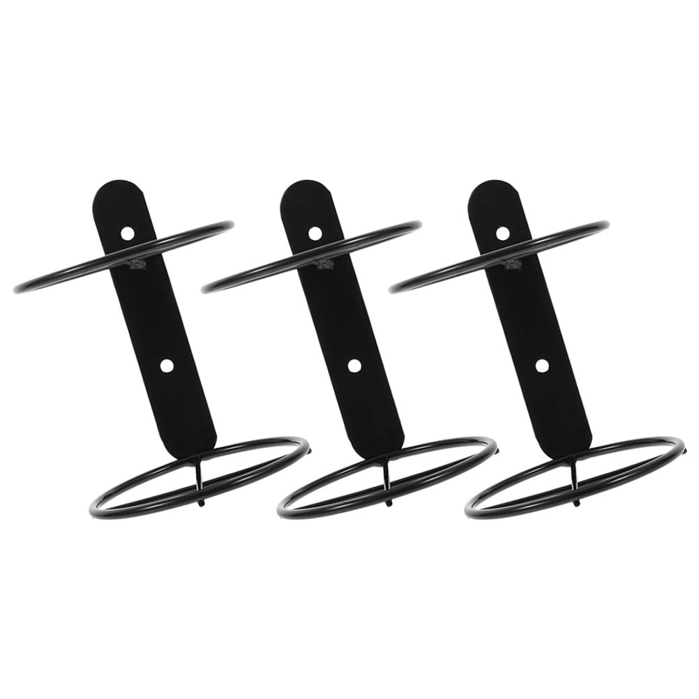 Raindrops 3Pcs Wine Bottle Rack Metal Bottle Shelf Iron .8*7.5*7.5in ...