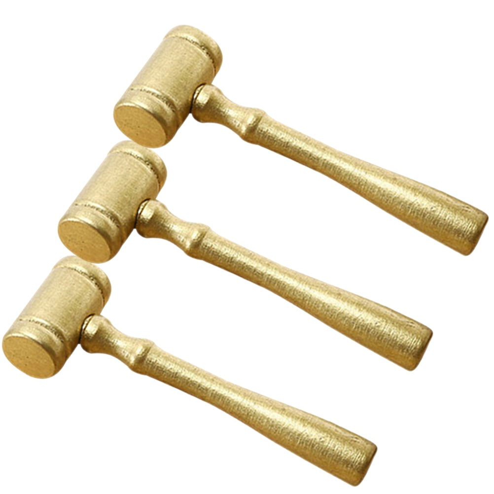 Raindrops 3Pcs Wooden Small Gavel Party Costume Hammer Judge Wooden ...