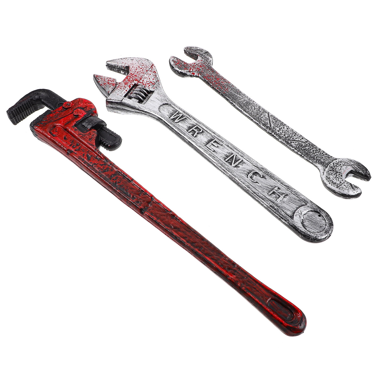 Raindrops 3Pcs Wrench Prop Costume Assorted Color Plastic Tool For ...