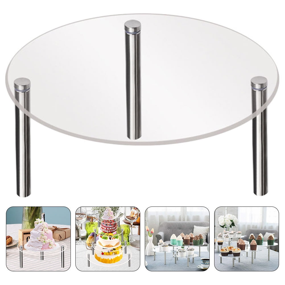 Raindrops 3Set Clear Acrylic Dessert Display Rack Simple Design For ...