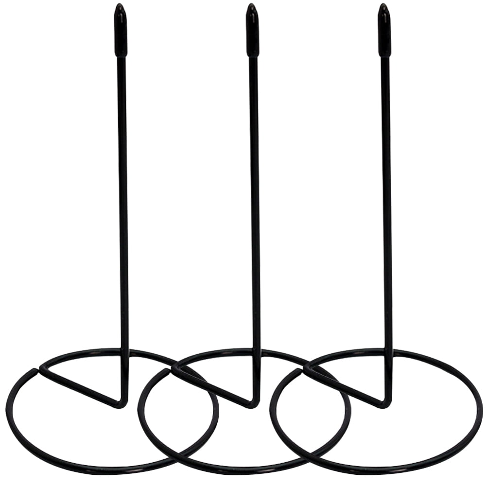 Raindrops 3Set Desk Receipt Holder Spike Black Stainless Steel Bill ...