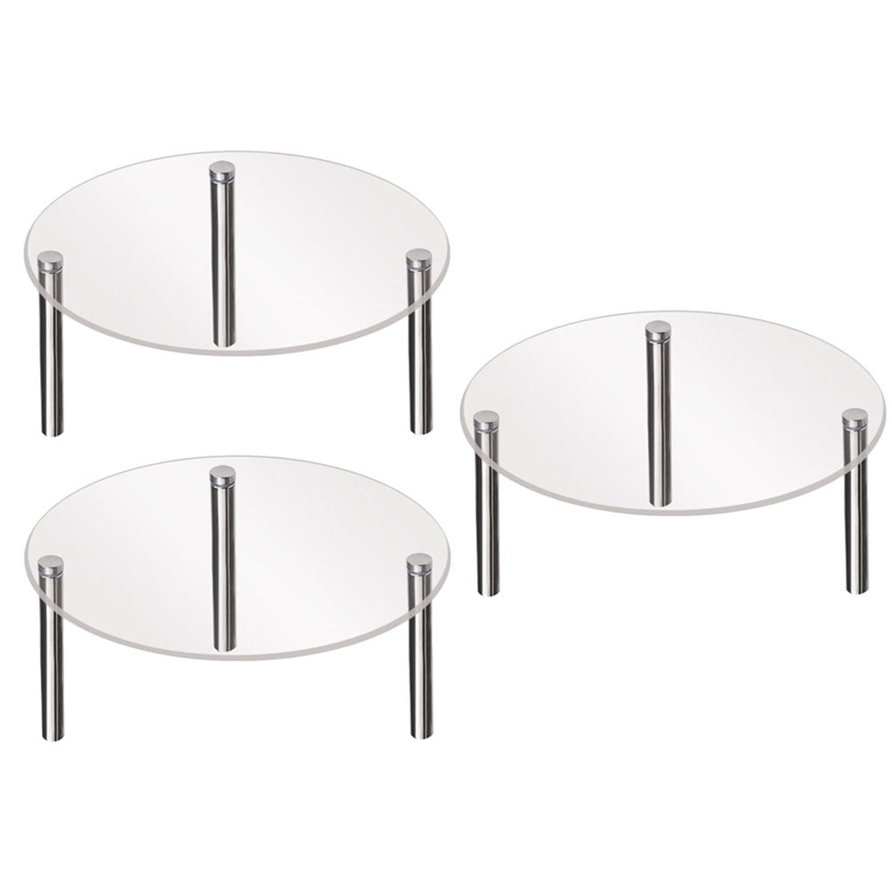 Raindrops 3Set Transparent Acrylic Display Stand For Elegant Food ...