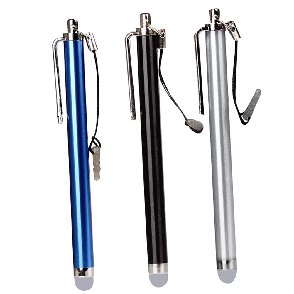 Raindrops 3pcs 185mm Touch Screen Pen Conductive Cloth Head Stylus Pen ...