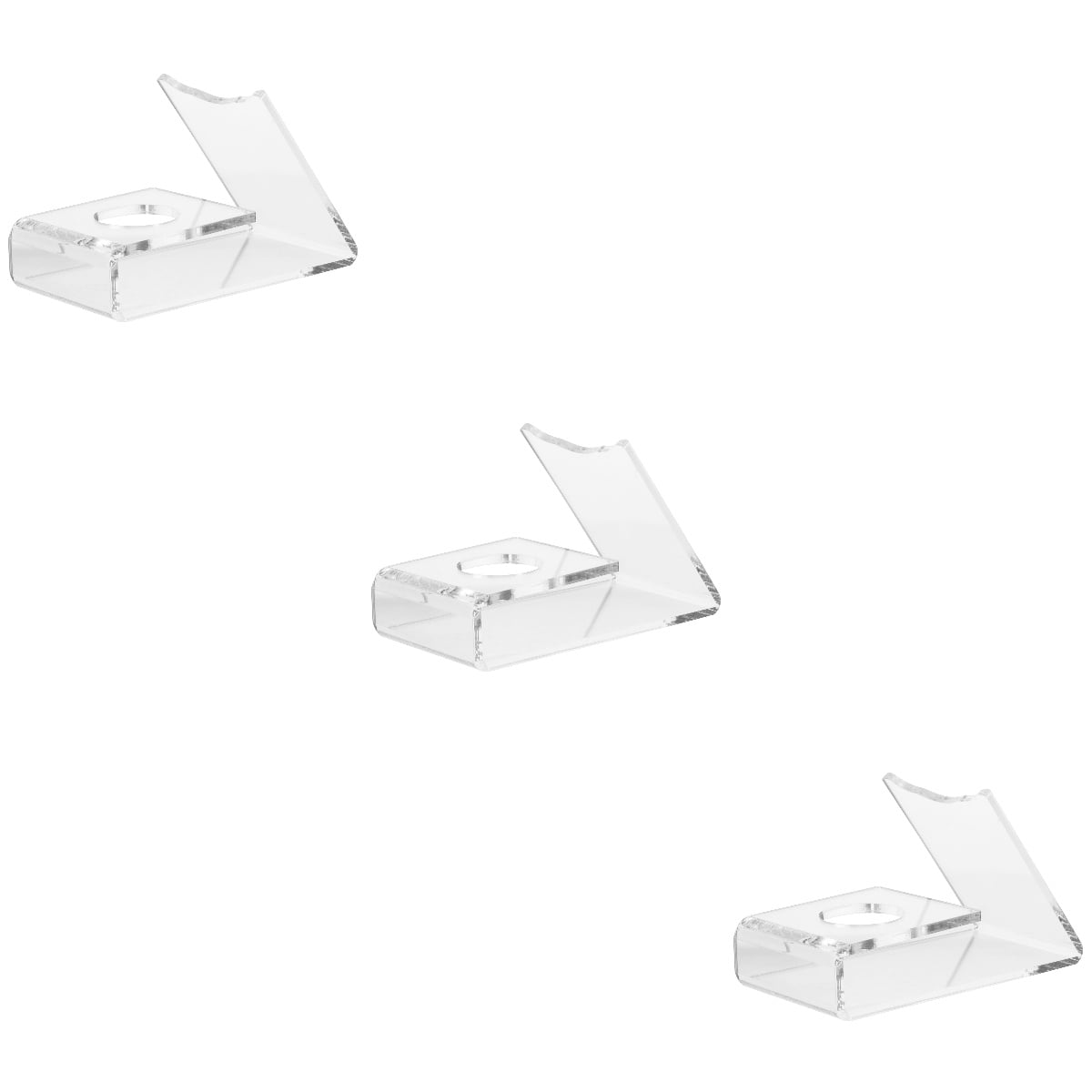 Raindrops 3pcs Acrylic Pong Paddle Stand Clear Displaying Holder ...