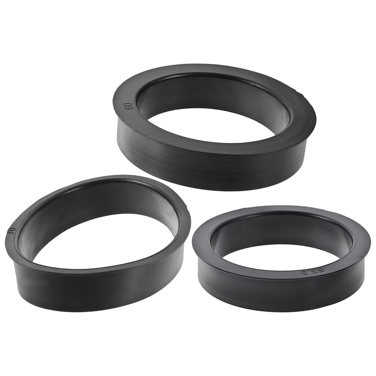 HONMEET Car Air Filters Round Rubber 3Pcs 3 Inch To 2 75 Inch - Walmart.com