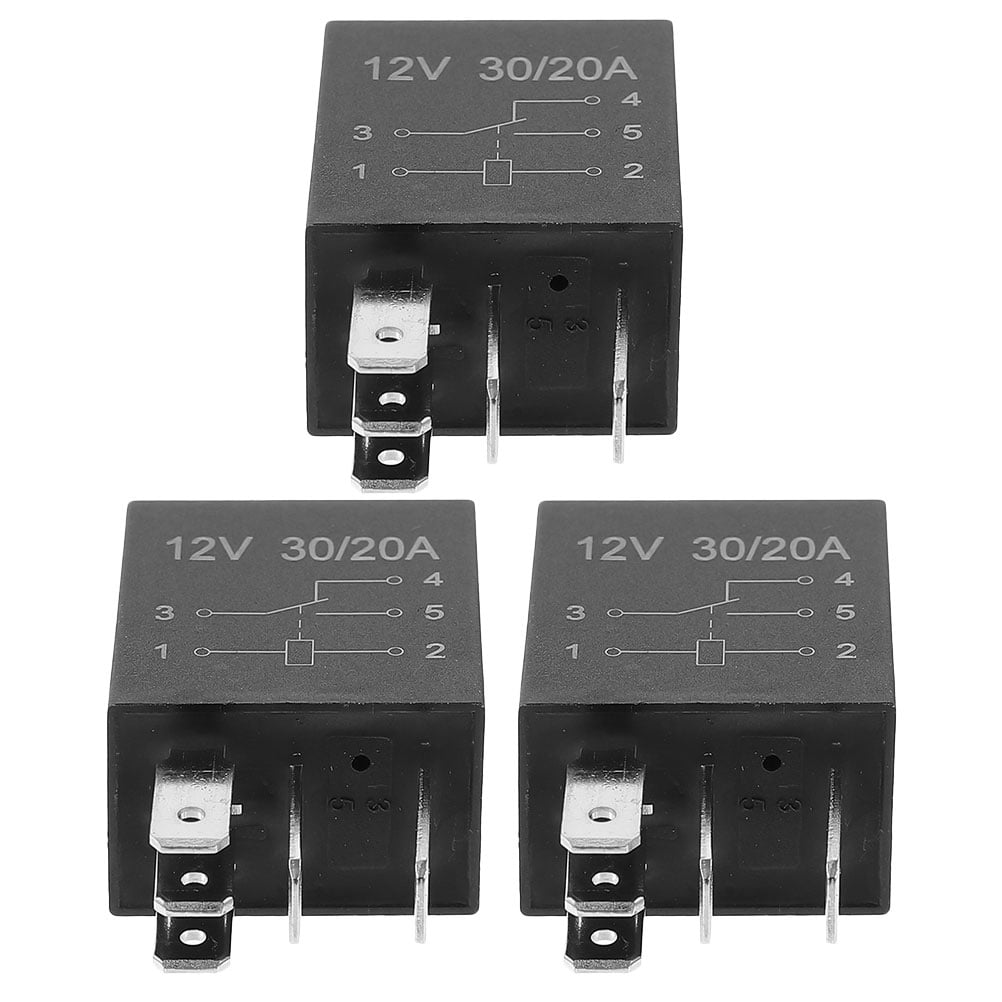 Raindrops 3pcs Car Relay 12v Vehicle Relay 30a Replacement Starter ...