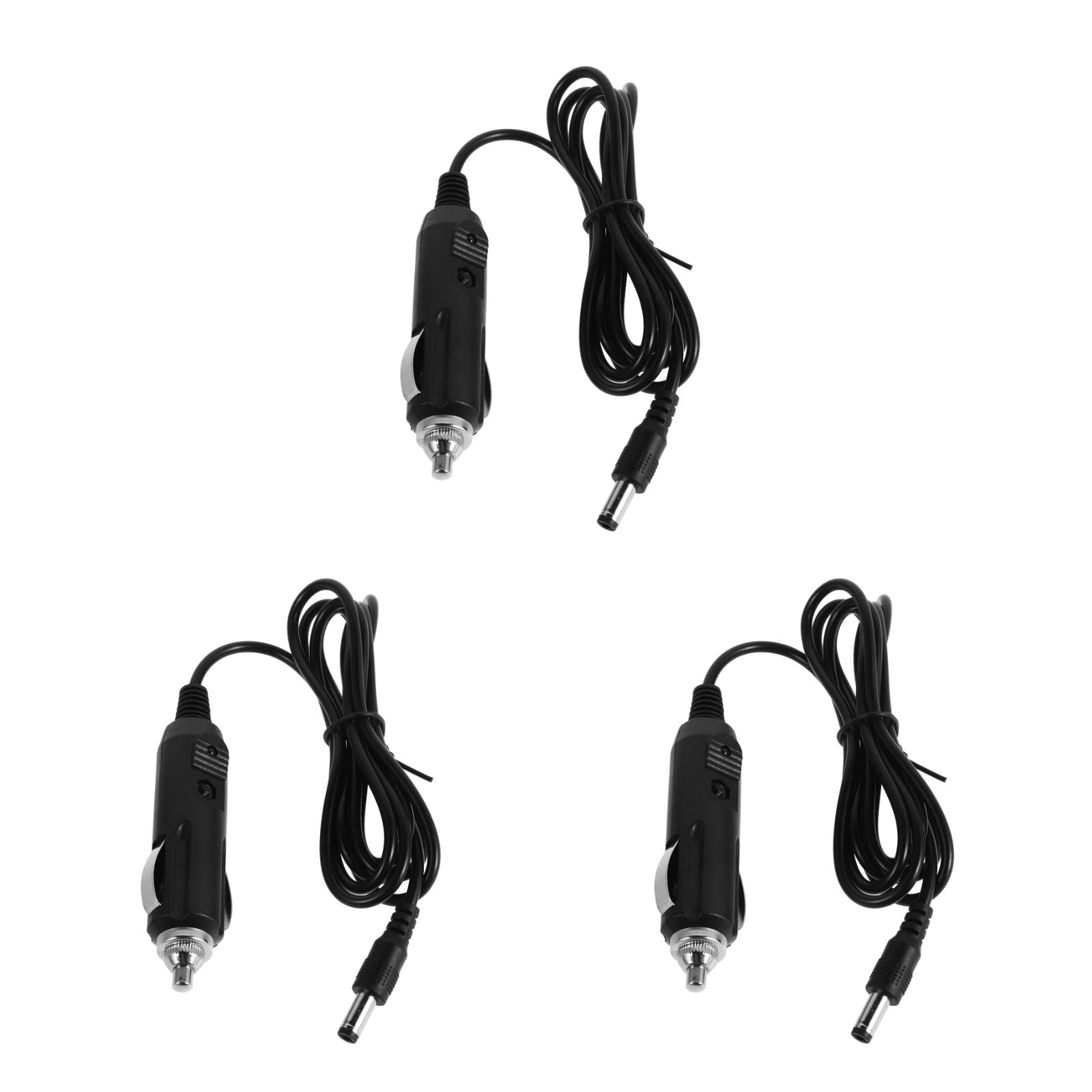 Raindrops 3pcs Cigarette Lighter Extension Cable 12V 24V Cigarette ...