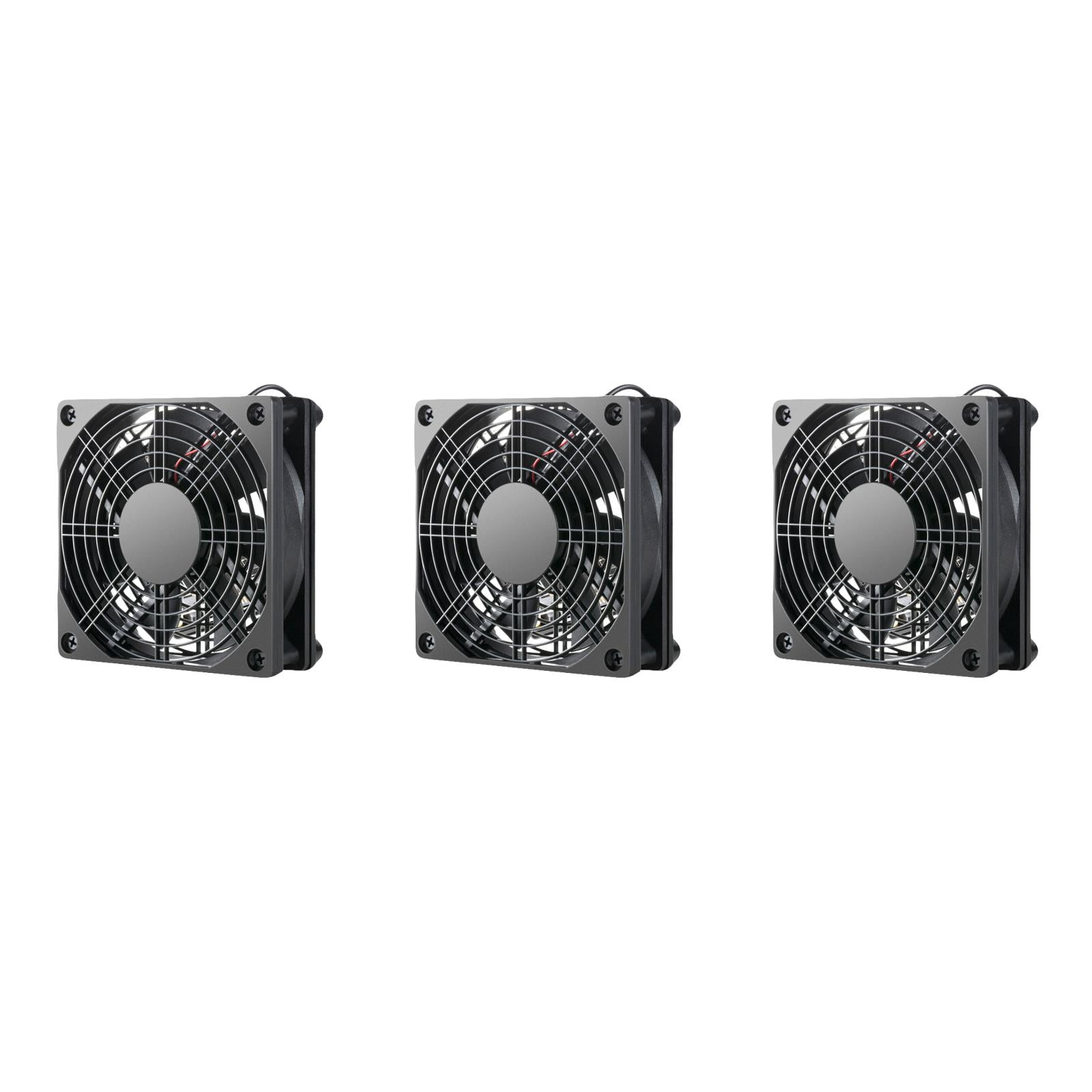 Raindrops 3pcs Computer Case Quiet Cooling Fan 5V USB Computer Cabinet ...