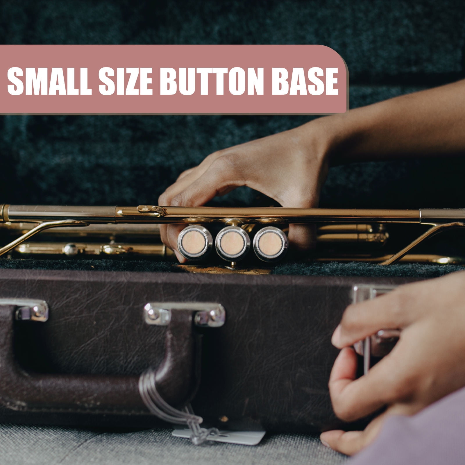 Raindrops 3pcs Creative Trumpet Key Button Trumpet Valve Buttons ...