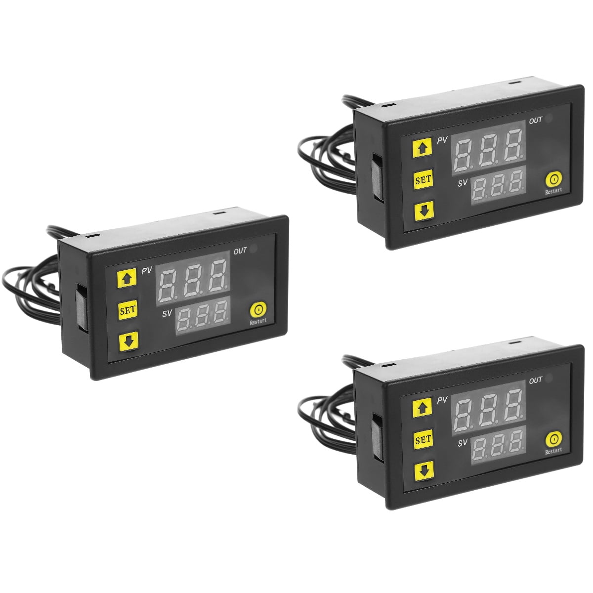 Raindrops 3pcs Digital Timer Relay Board Automotive Relay Board DC 12V ...