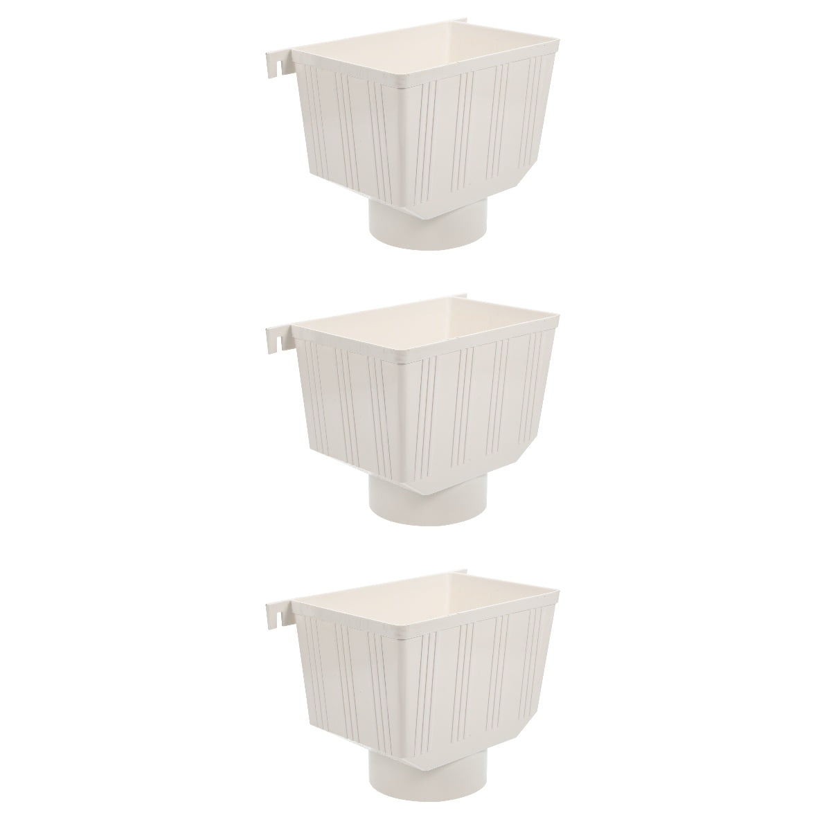 Raindrops 3pcs Downspout Rainwater Collection Connector Rain Gutter ...