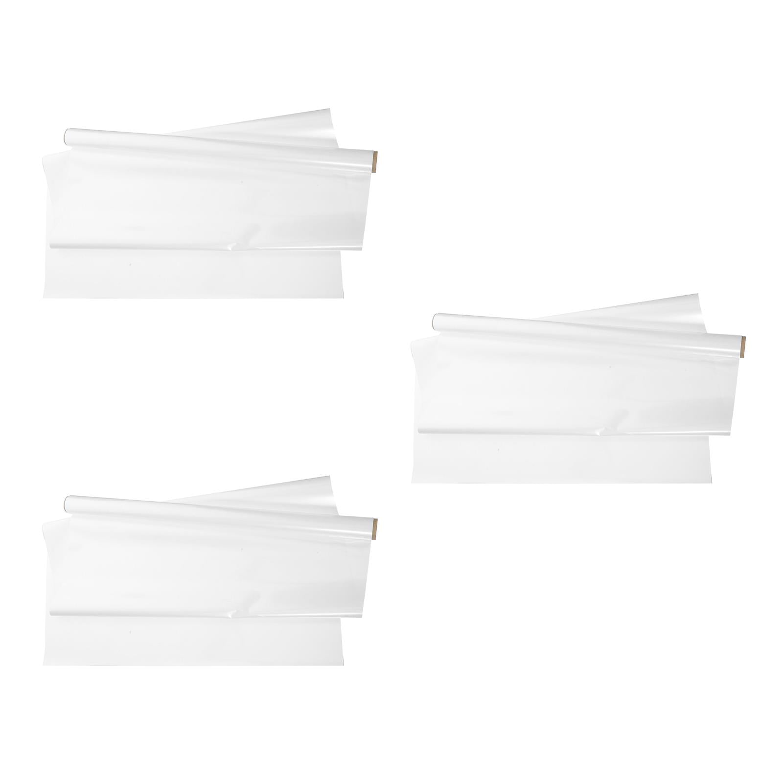 HIAKDOFT OUNONA 3pcs Removable Static Cling Whiteboard Sticker Dry ...