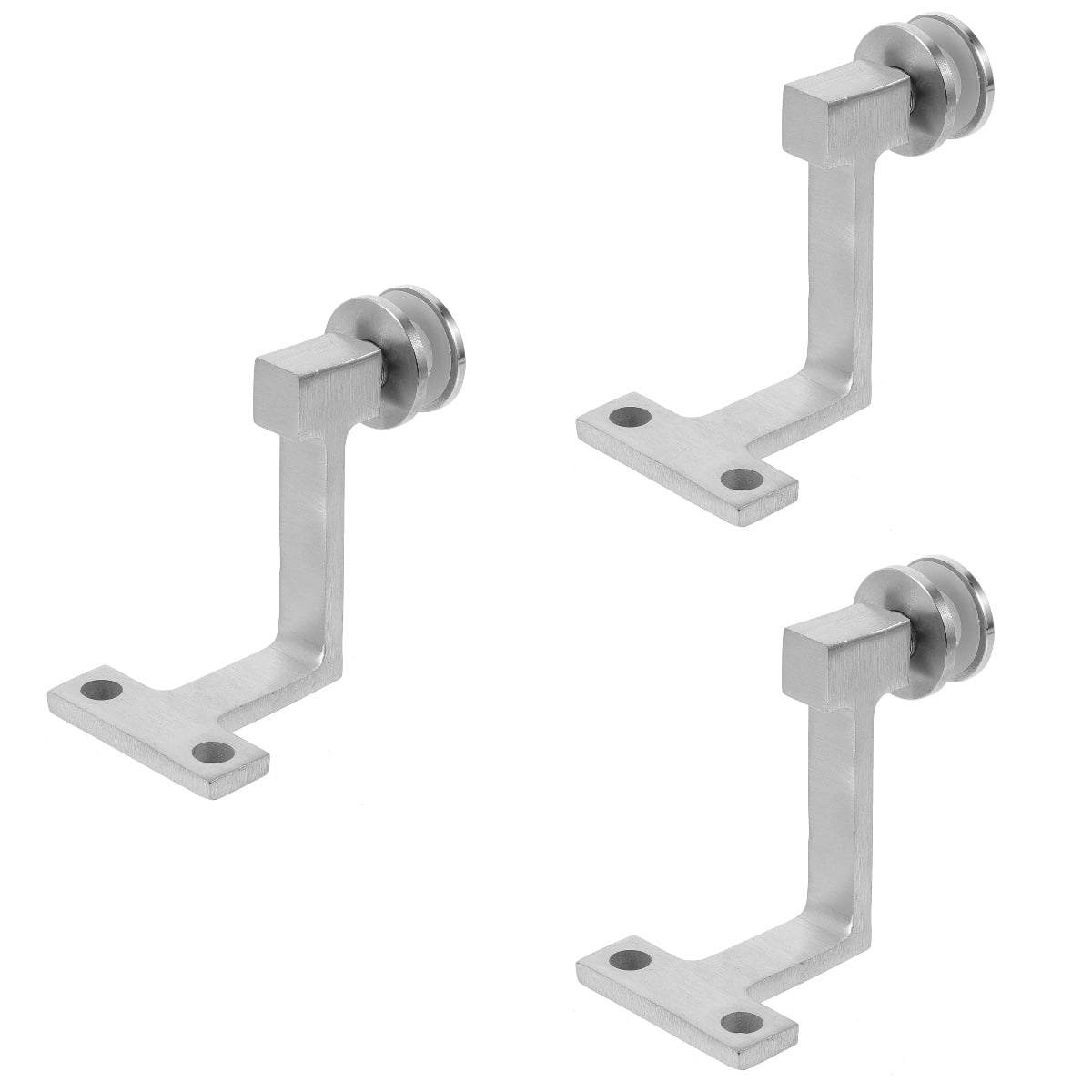 Raindrops 3pcs Handrail Support Glass Holder Handrail Bracket Stainless ...