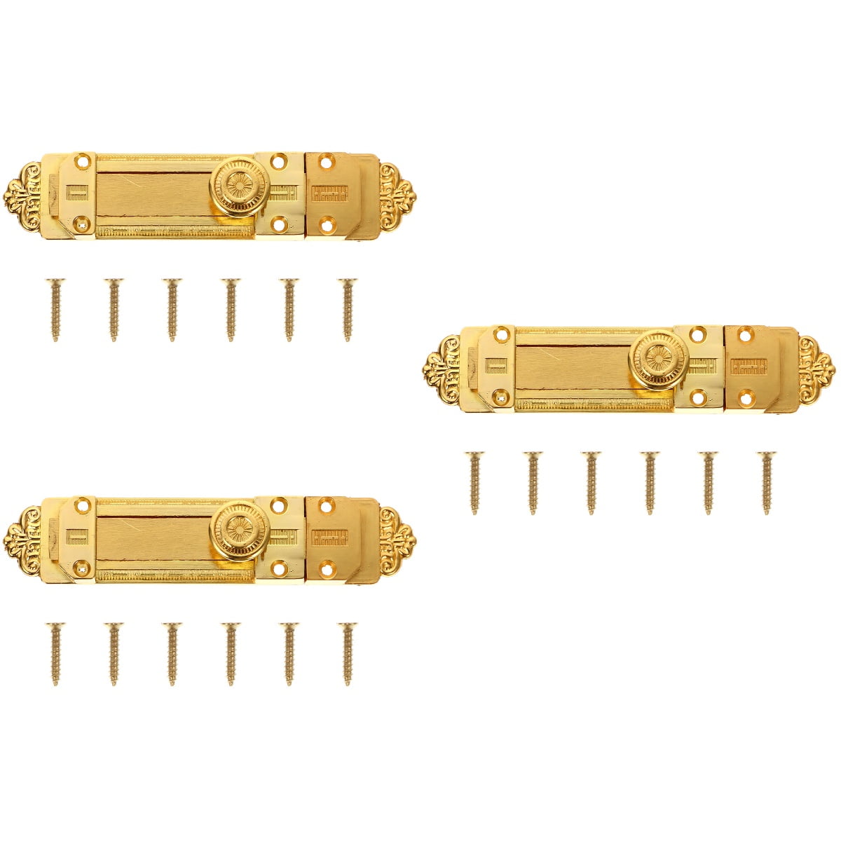 Raindrops 3pcs Heavy Duty Gate Sliding Bolts Security Slide Bolts Latch ...