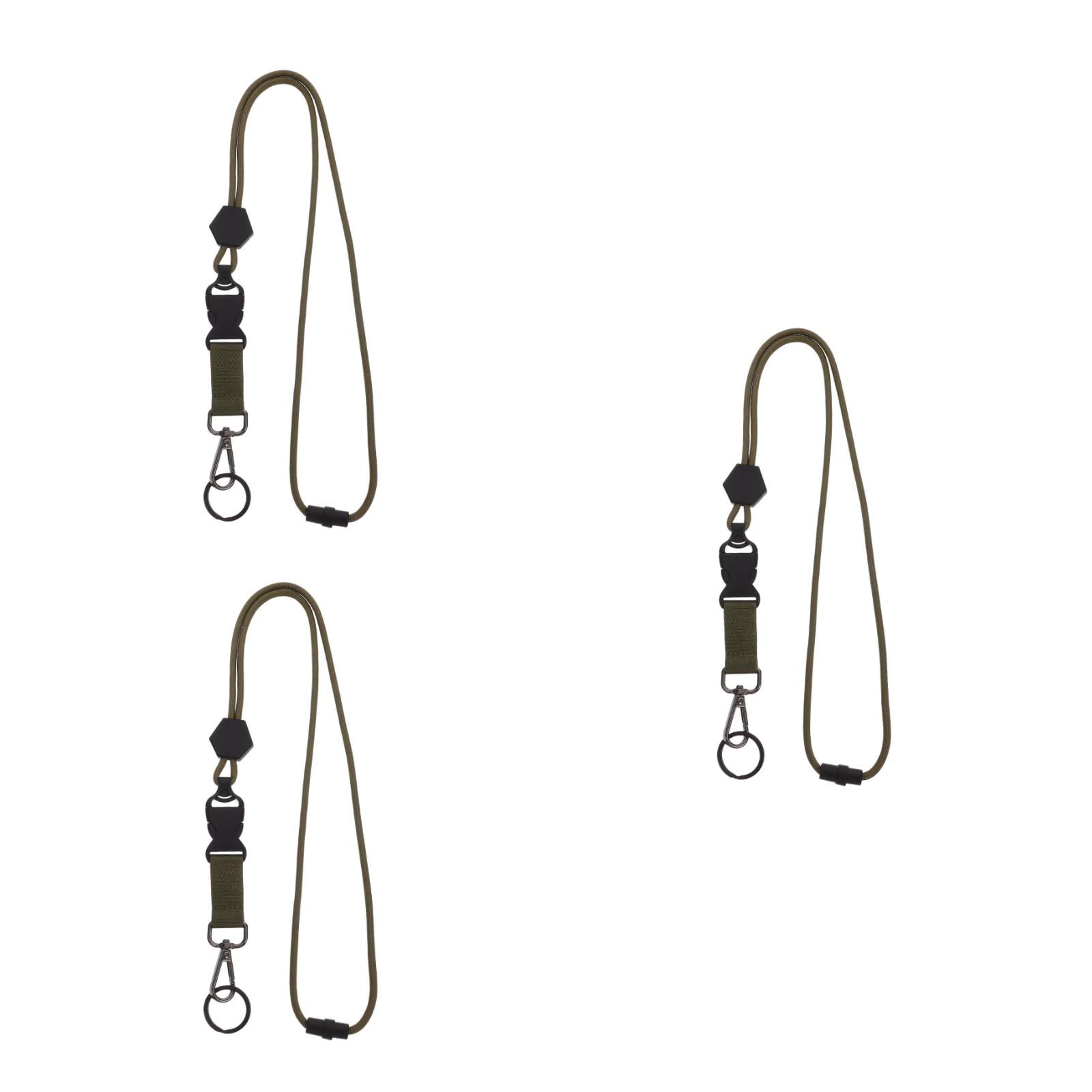 Raindrops 3pcs Heavy Duty ID Badge Lanyard with Detachable Key Ring ...