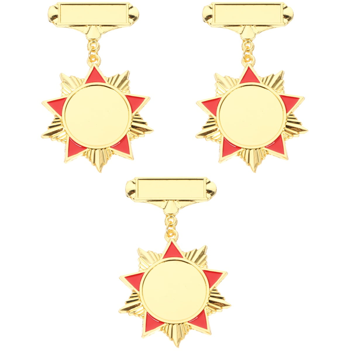 Raindrops 3pcs Kids Award Medal Gift Metal Brooch Kids Reward Toddler ...