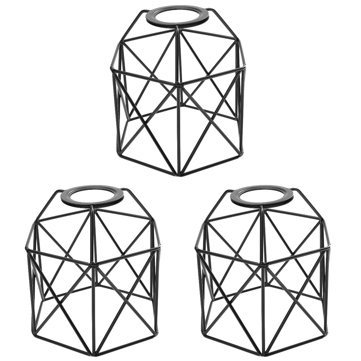 Raindrops 3pcs Lamp Guard Industrial Vintage Style Light Cage for ...