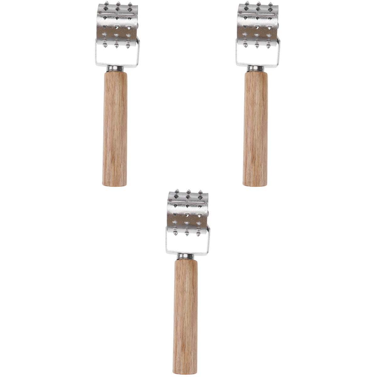 Raindrops 3pcs Meat Tenderizer Stainless Steel Heavy Meat Mallet Spiked ...