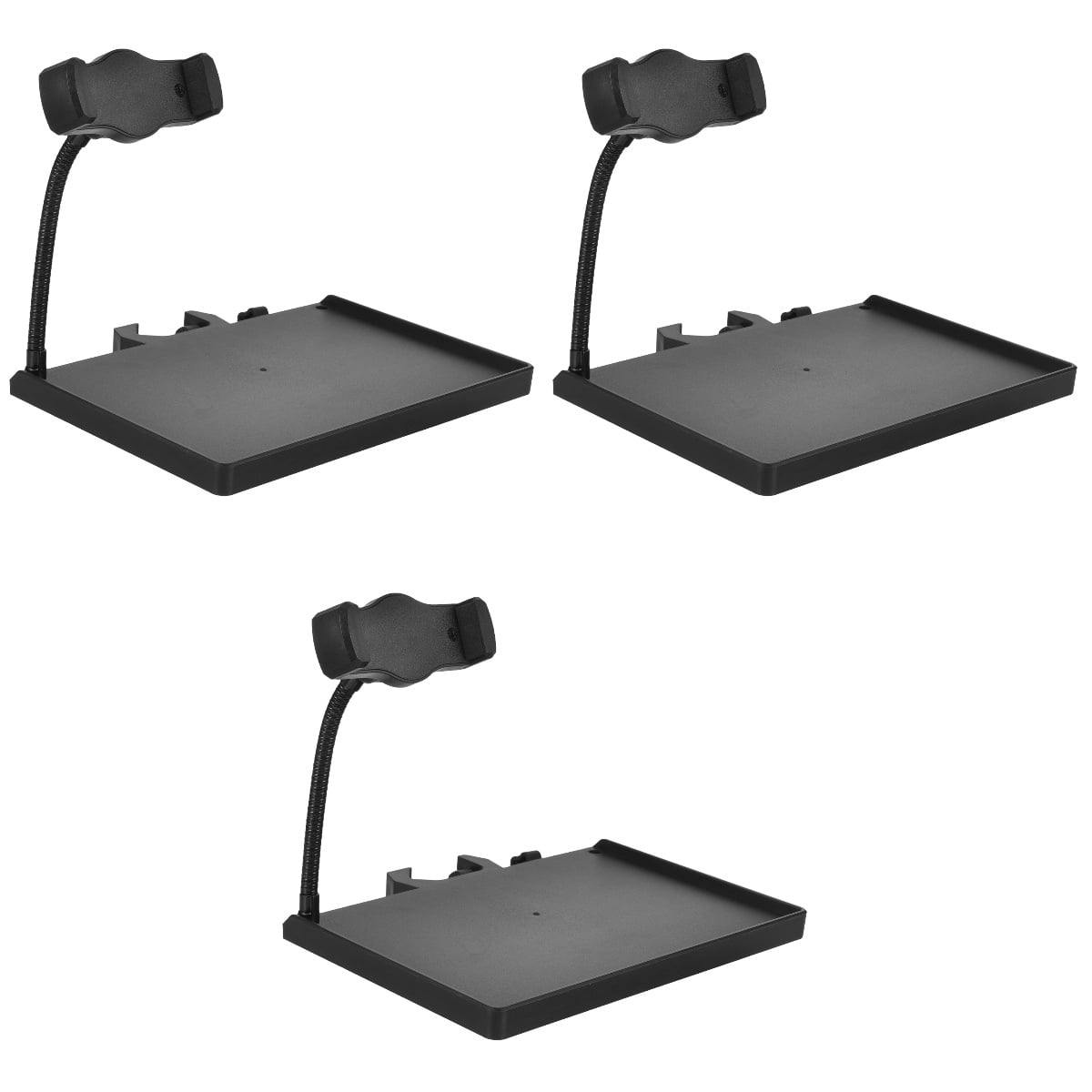 Raindrops 3pcs Microphone Stand Plastic Tray with Phone Holder Mic ...