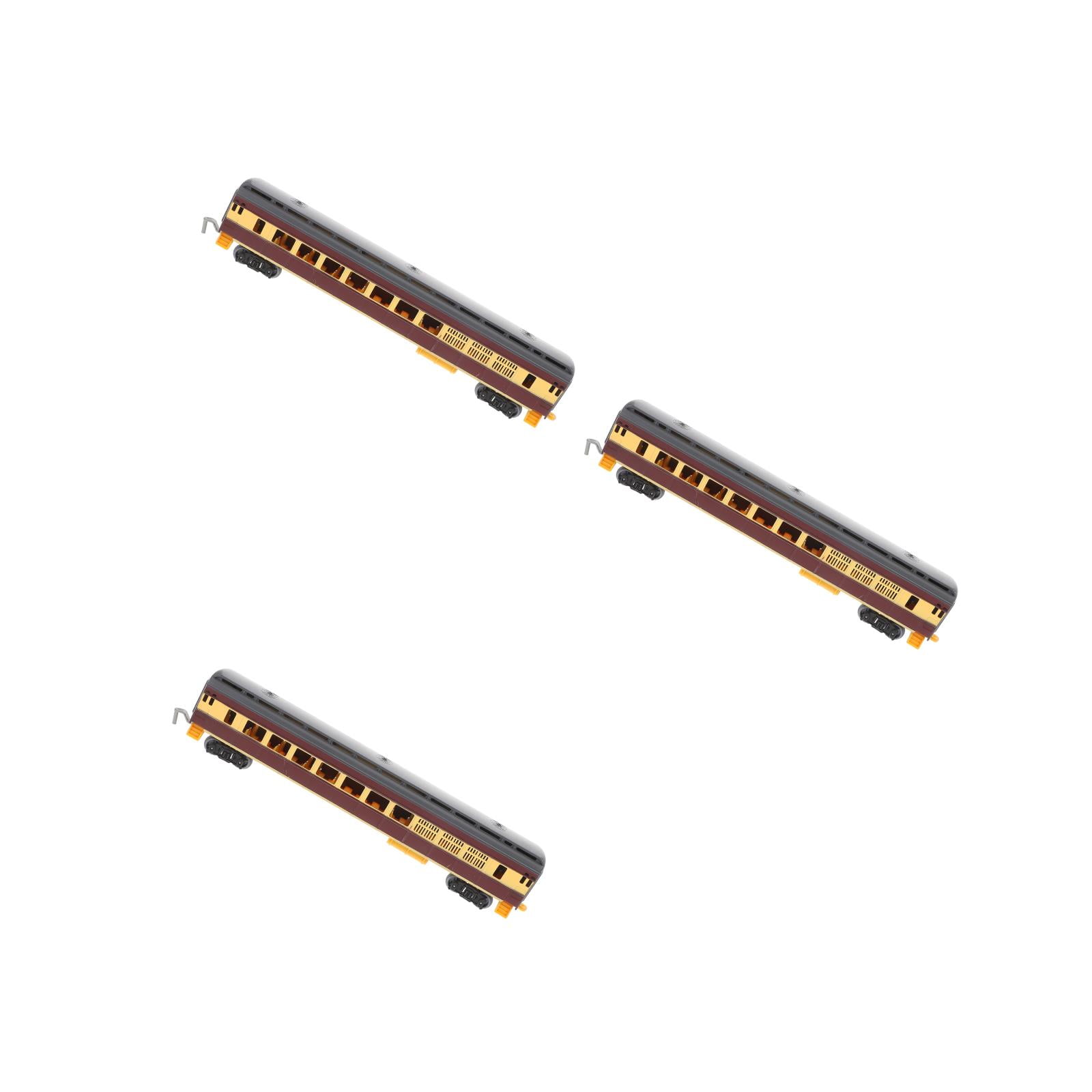 Raindrops 3pcs Mini Trains Toys Model Passenger Compartment Replacement ...