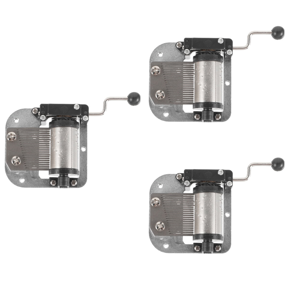 Raindrops 3pcs Music Box Movement Hand Crank Musical Mechanism DIY ...