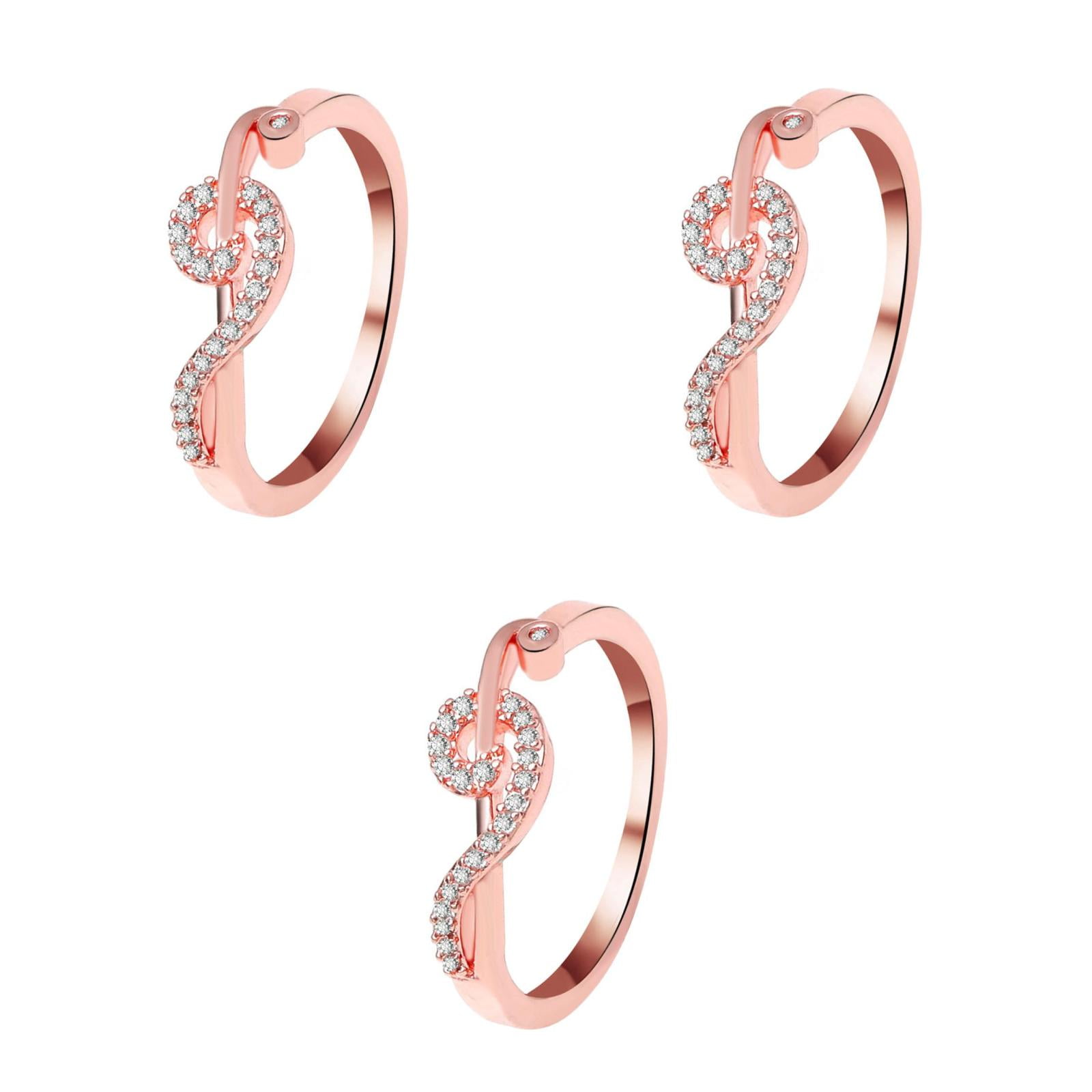 Raindrops 3pcs Music Note Shape Ring Music Themed Note Ring Simple ...