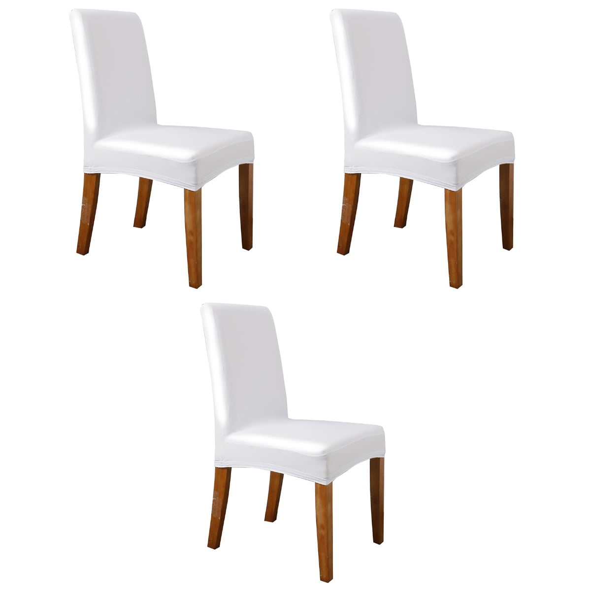 Raindrops 3pcs PU Elastic Stretchy Seat Protective Case Removable Chair ...