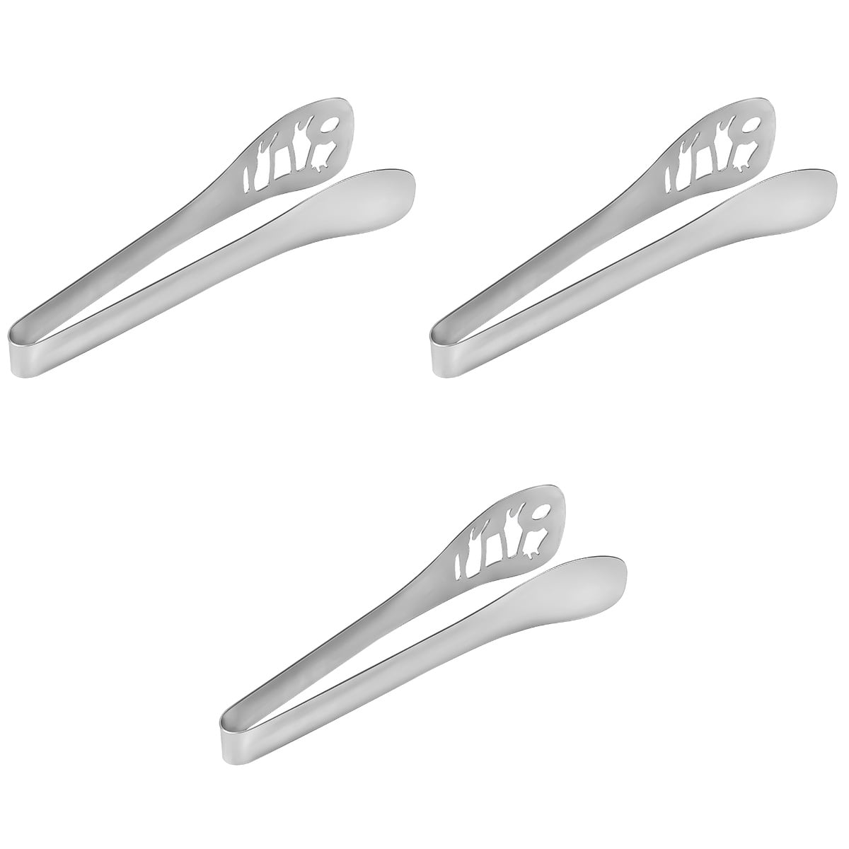 Raindrops 3pcs Portable Steak Tong Sturdy Bread Clip Multi-function ...