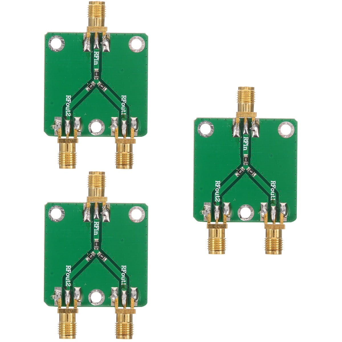 Raindrops 3pcs Power Divider Coax Splitter Signal Power Splitter Radio ...