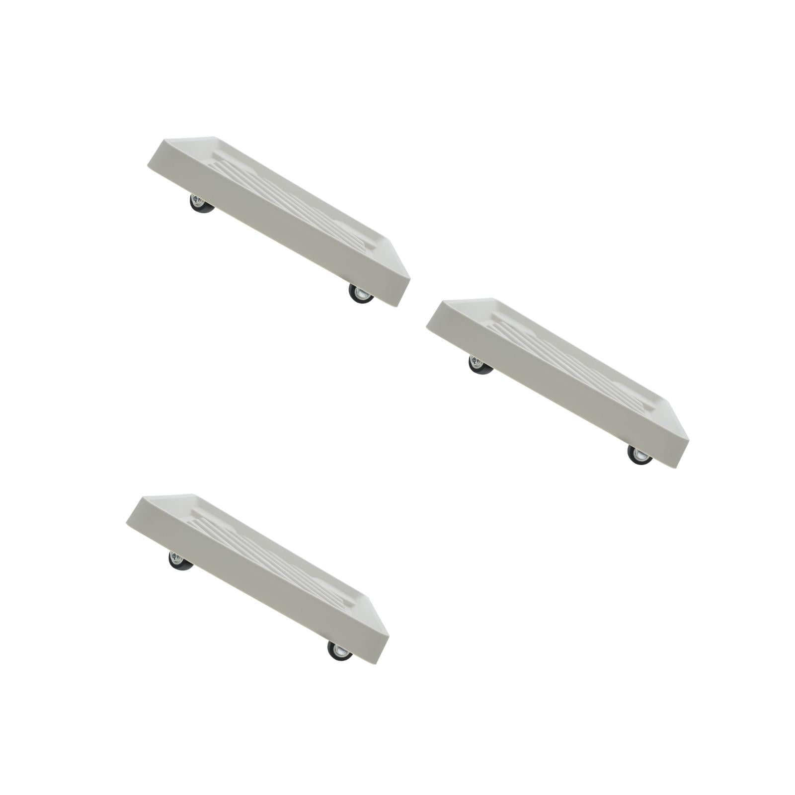 Raindrops 3pcs Rolling Plant Stand with Wheels Square Flowerpot Tray ...