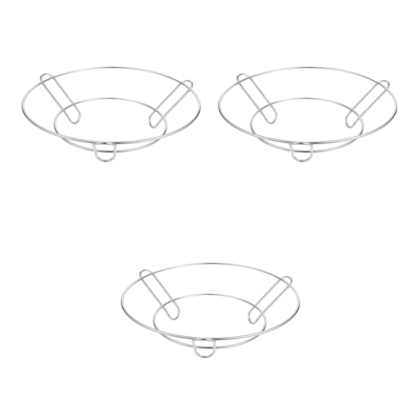 Raindrops 3pcs Round Steamer Rack Cooling 11 Inch Stainless Steel Pot ...