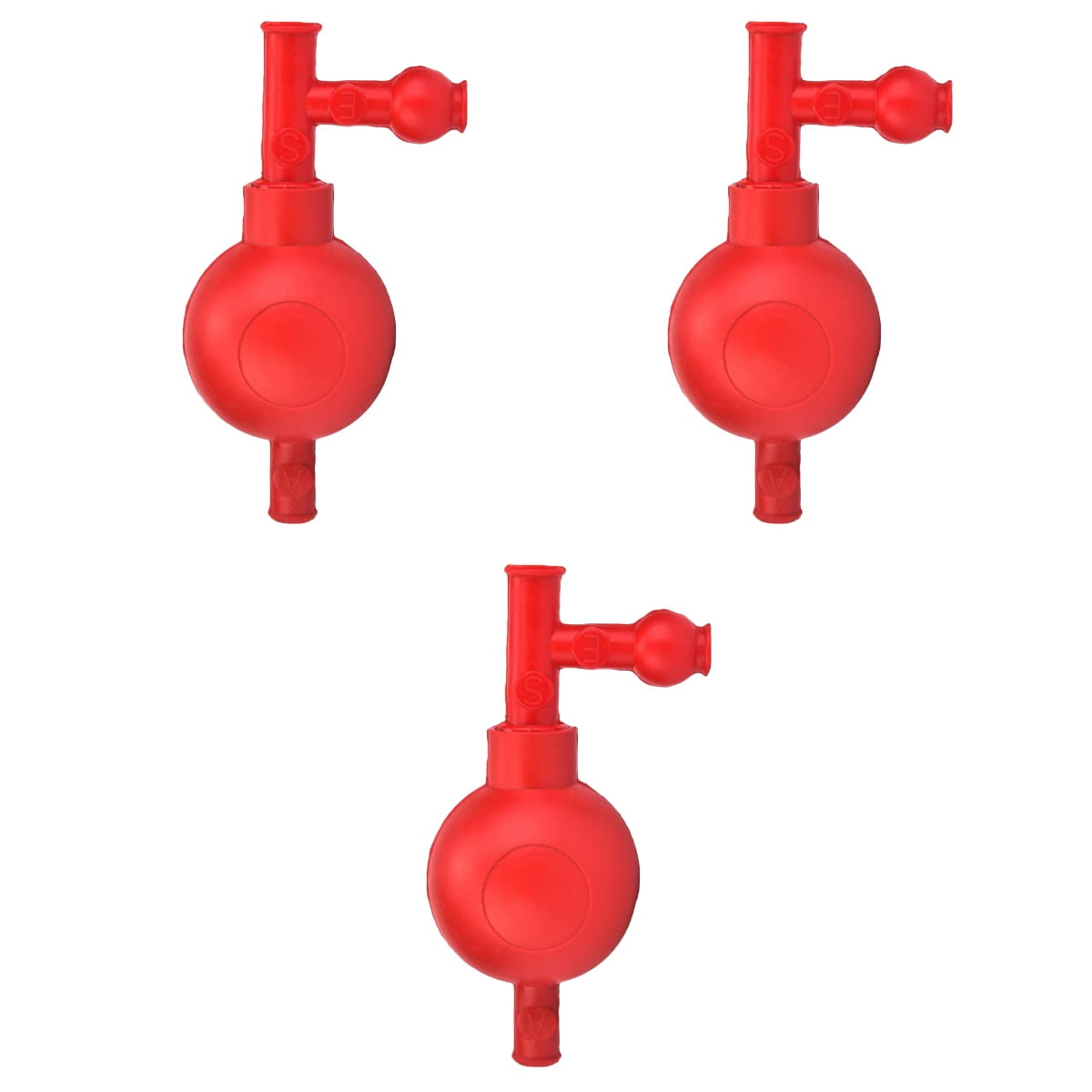 Raindrops 3pcs Rubber Pipette Filler Laboratory 3 Valves Pipette Filler ...